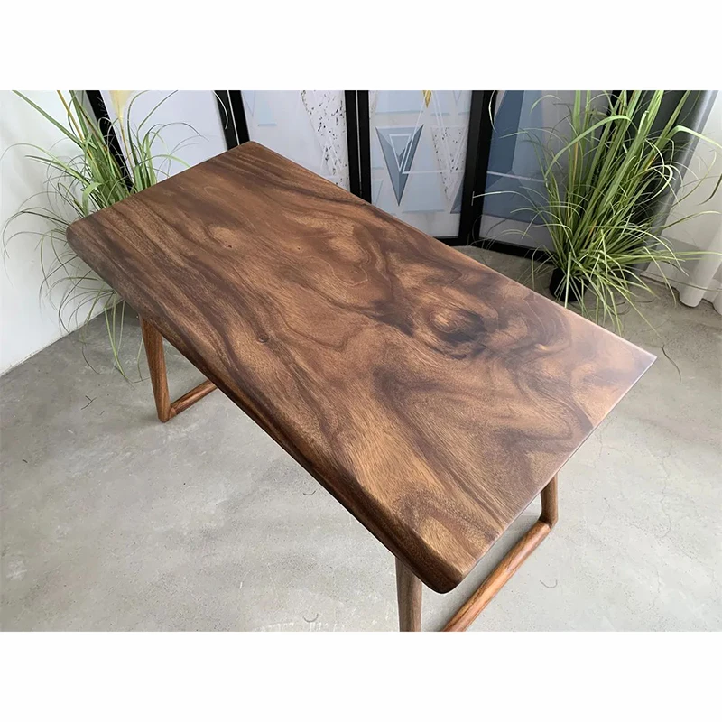 Durable-Furniture-Live-Edge-Wood-Slab-Tables-Restaurant-Walnut-Wood ...
