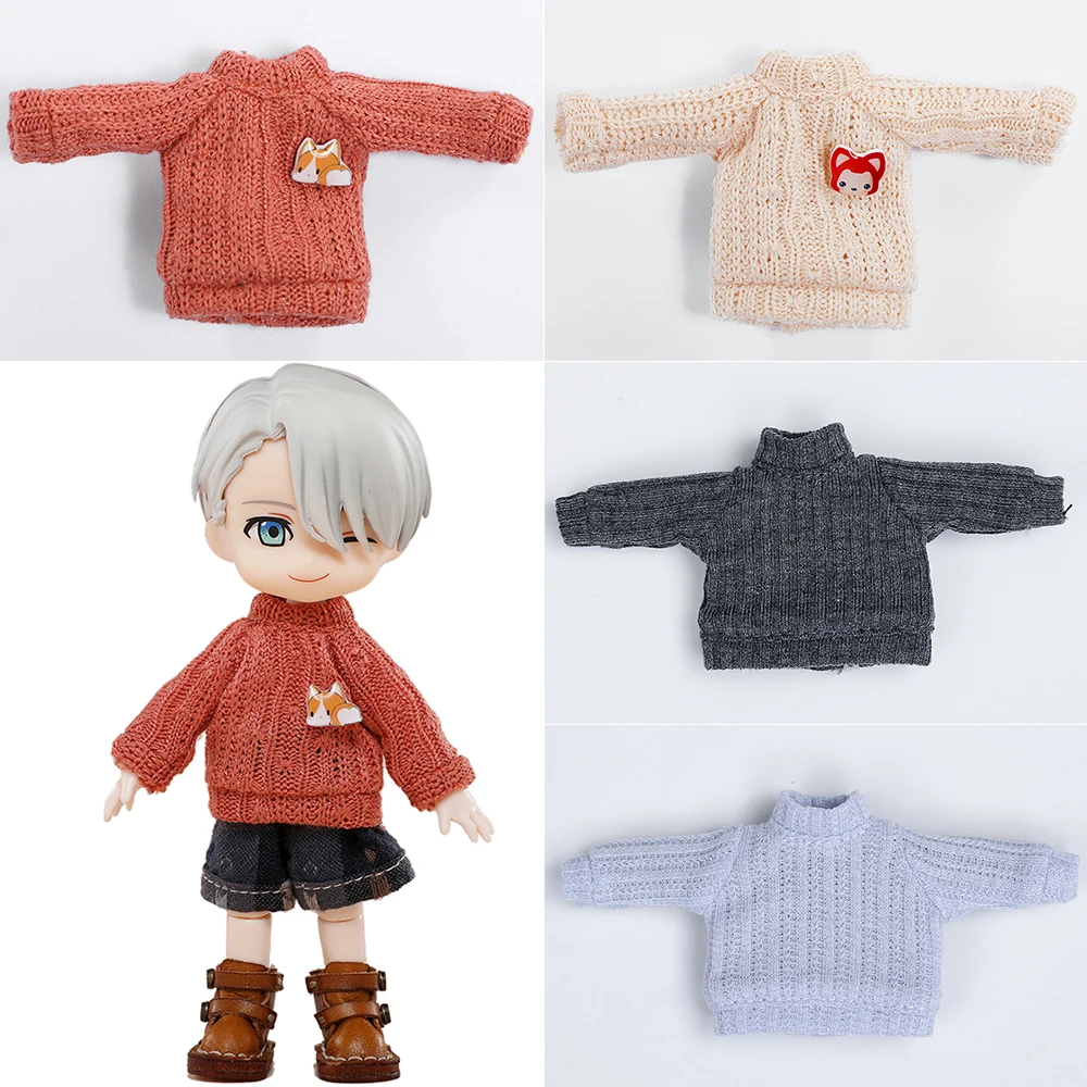Suki-Ob11-Baby-Doll-Clothes-Long-Sleeves-Knitted-Doll-Sweater-For-Penny ...