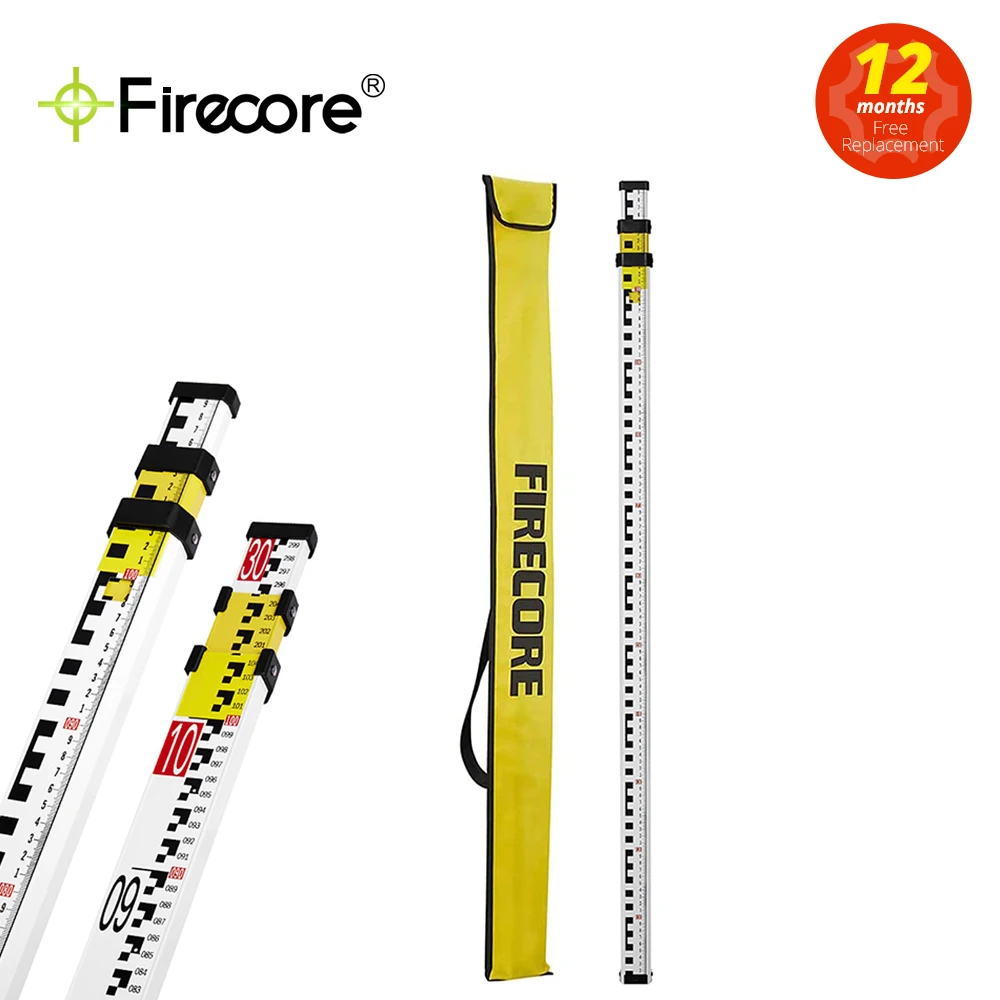 FIRECORE-Level-Ruler-Aluminum-Alloy-3M-High-Precision-Tower-Ruler-For ...