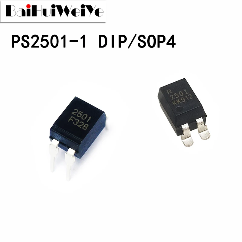50PCS-PS2501-PS2501-1R2501-2501-PS2501L-1-F3-SOP4-DIP4-SMD-SOP-4-DIP-4 ...
