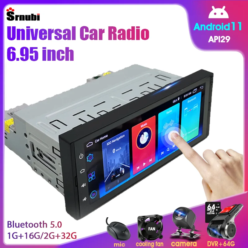Universal-1-din-Auto-Radio-Android-11-Multimedia-Player-Car-Stereo ...