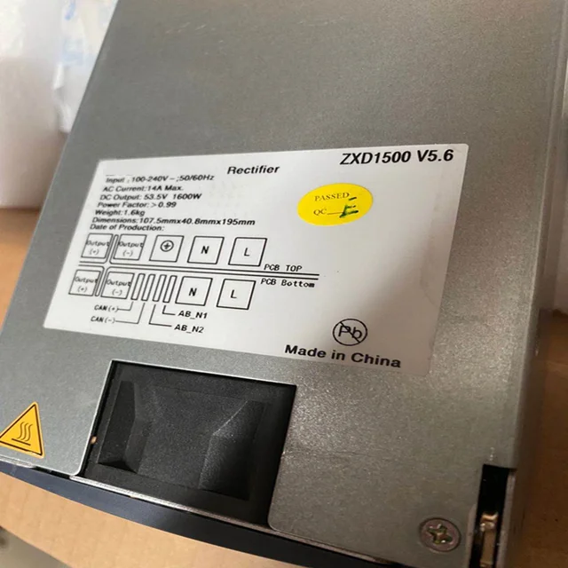 Original PSU For ZTE 1600W Power Supply ZXD1500 V5.6 - Serverpowersupply