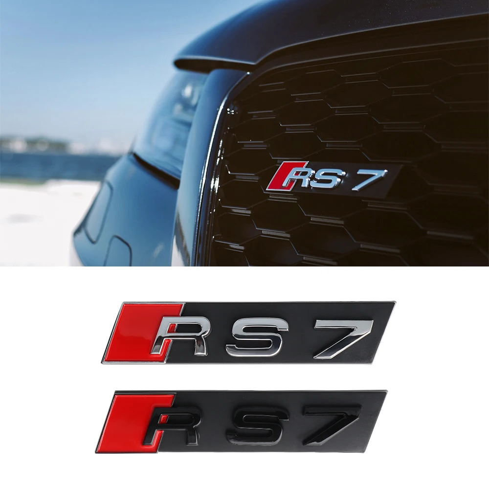 Auto-Front-Grille-Badge-Plastic-Decorative-Sticker-Car-RS-Series ...