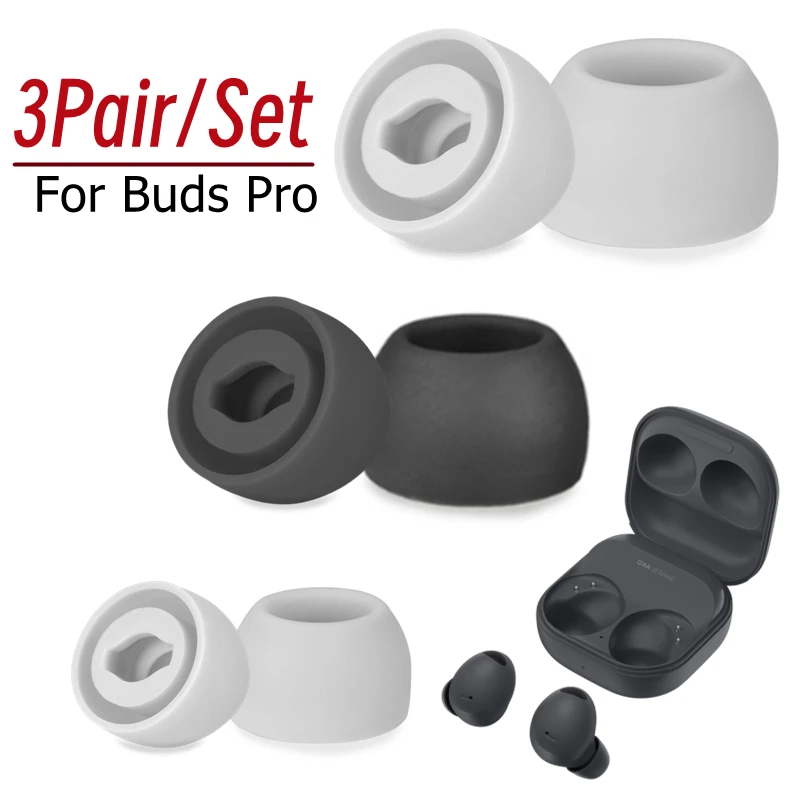 Ear Tips For Samsung Galaxy Buds Pro Soft Silicone Earbuds Replacement ...