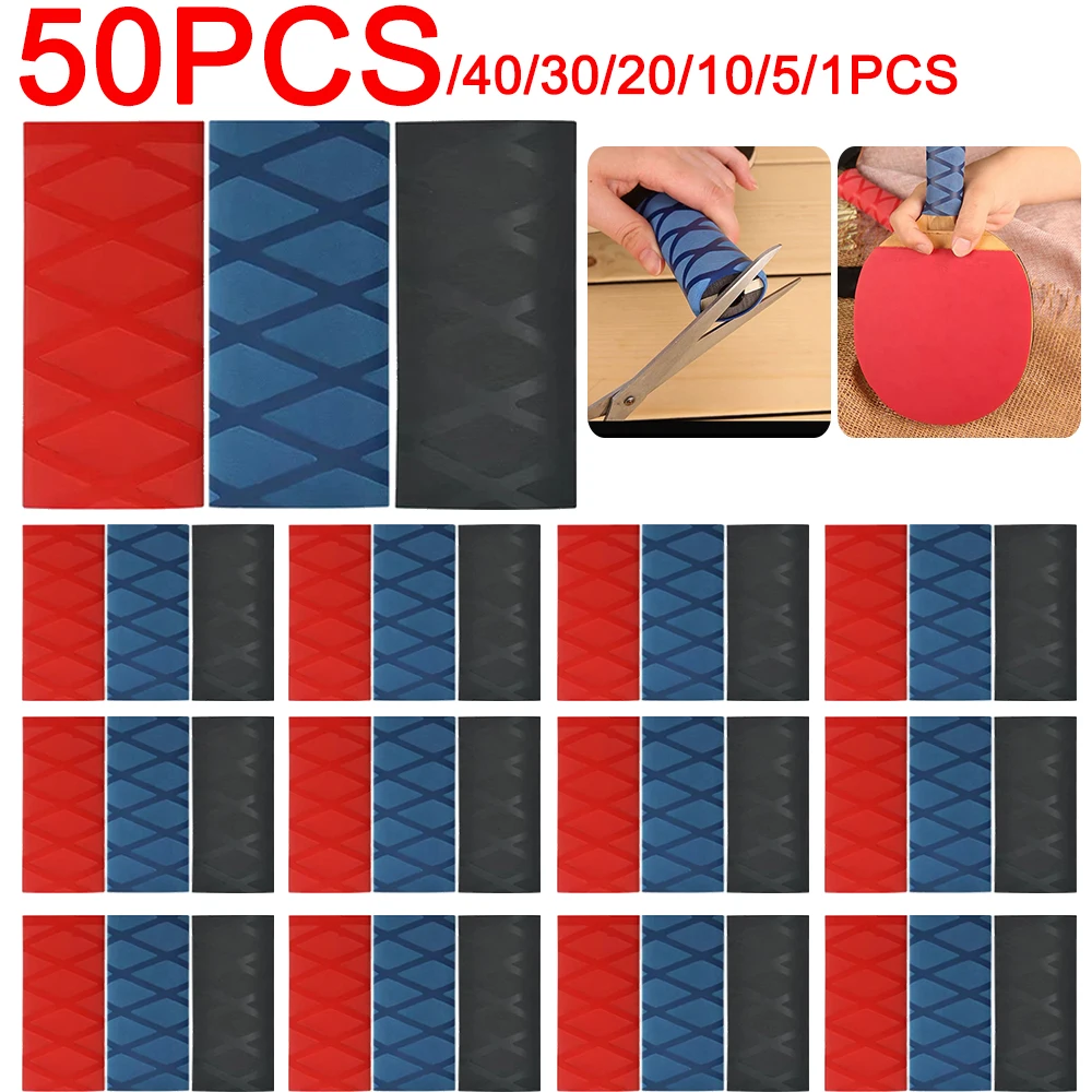 1-50PCS-Table-Tennis-Rackets-Overgrip-Handle-Tape-Heat-shrinkable ...