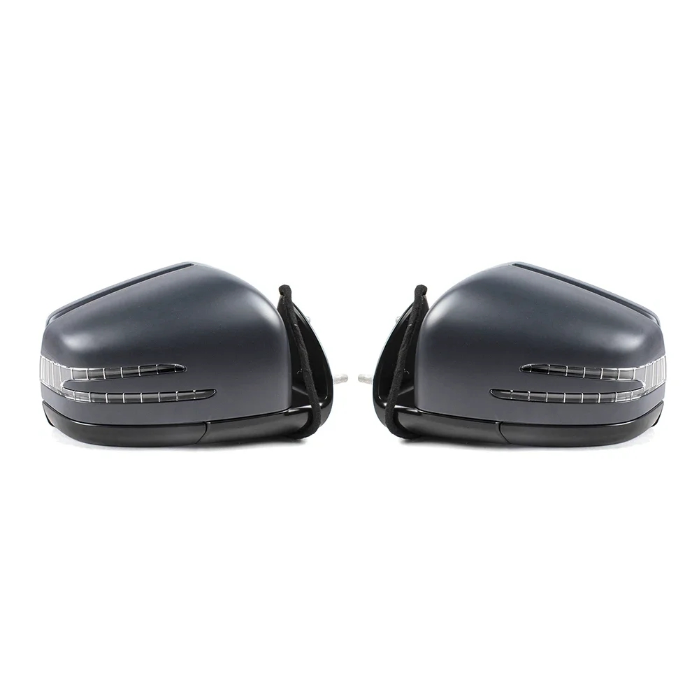 Rearview Mirror Frame Mirror Housing Lens Turn Signals For Mercedes ...