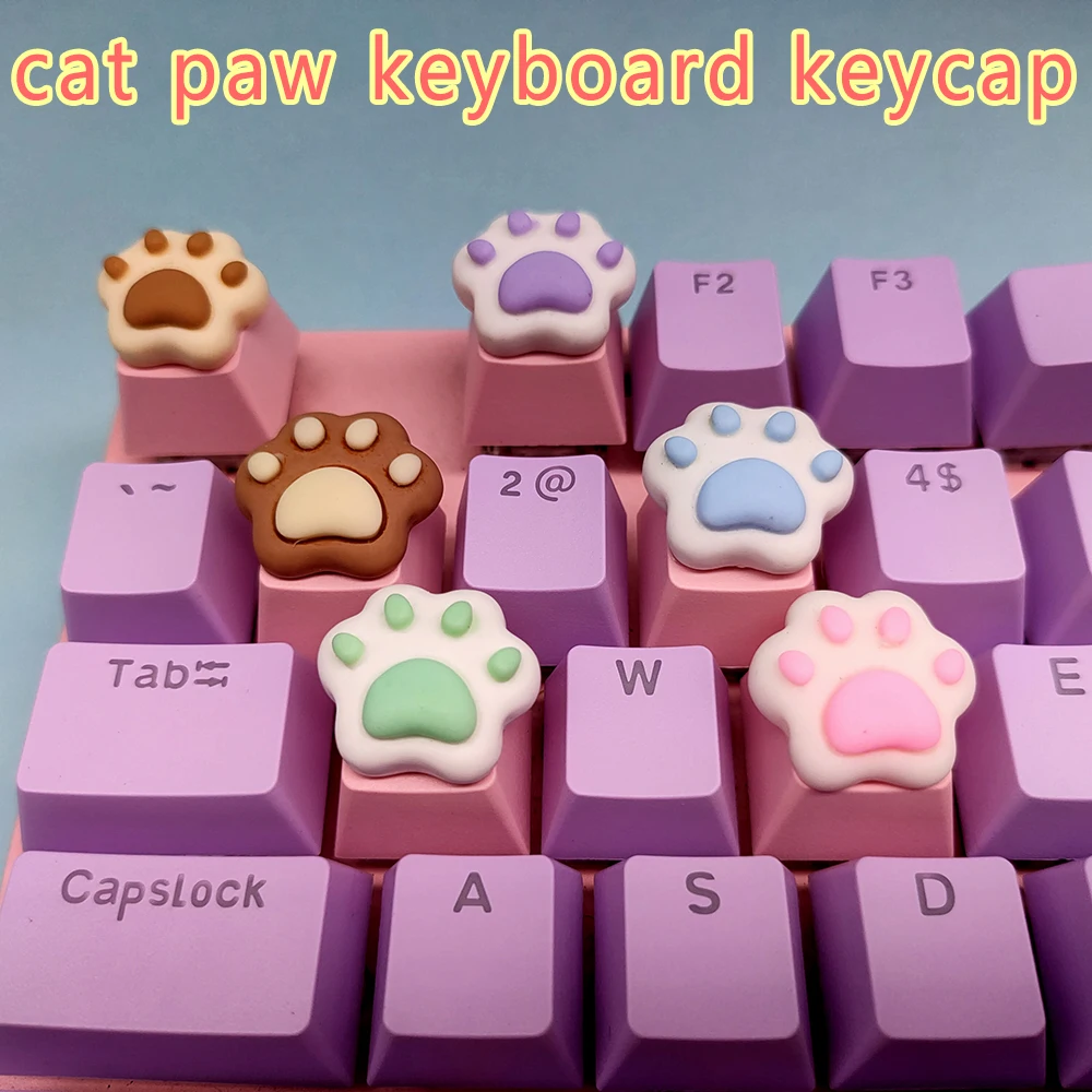 Cute-Cat-Paw-Shaped-Custom-Mechanical-Keyboard-Caps-Cherry-MX-Switch ...