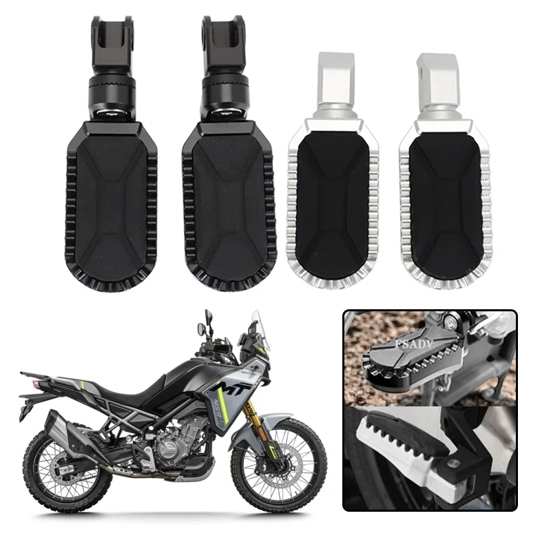 450MT Footpegs Driver Footrest Rider Foot Pegs For CFMOTO 450MT 450 MT ...