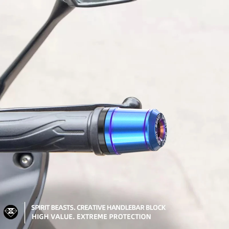 SPIRIT-BEAST-Motorcycle-Handle-Bar-Balance-weight-block-Handlebar ...