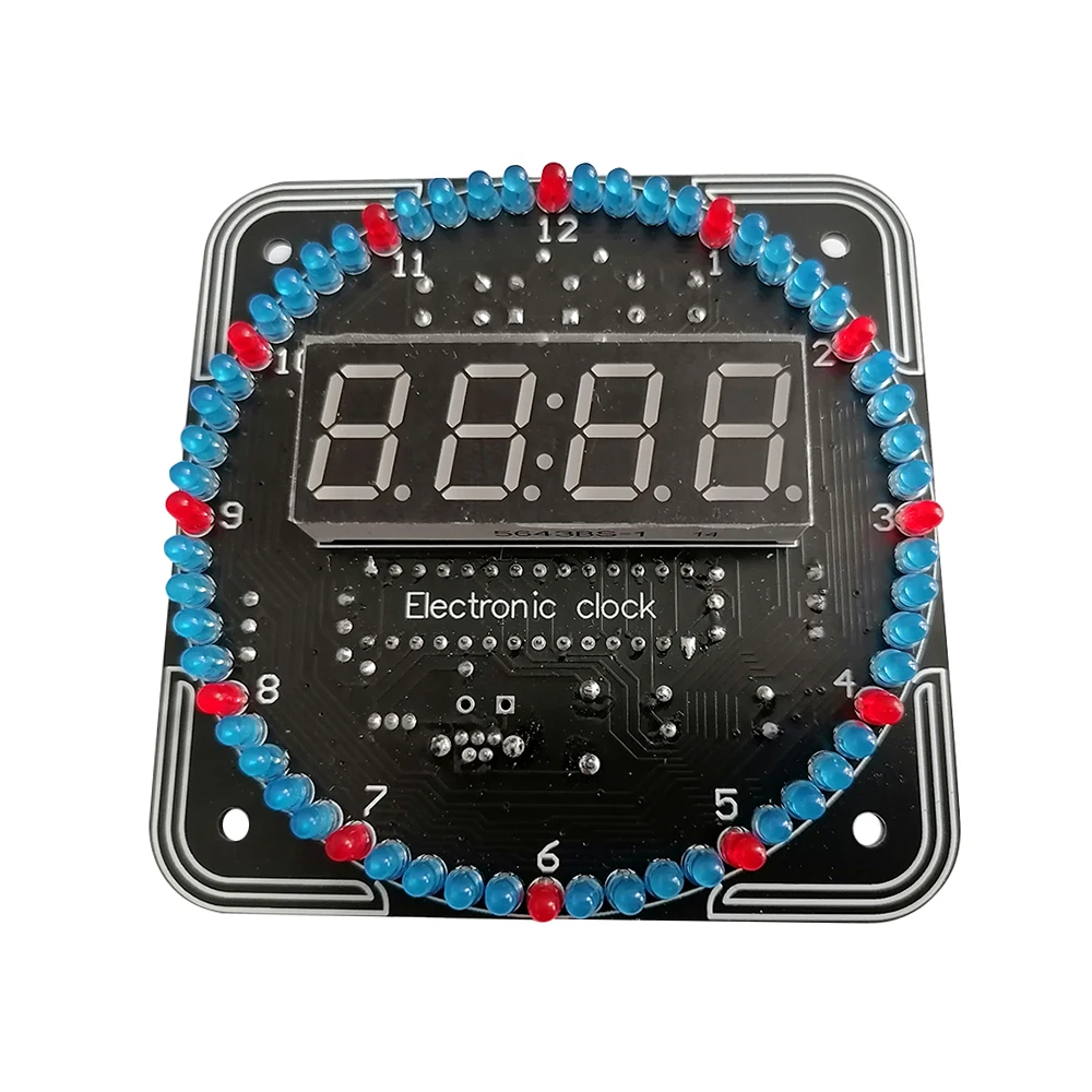 DIY-Electronic-Digital-Clock-Kits-Light-Control-Rotation-Digital-LED ...