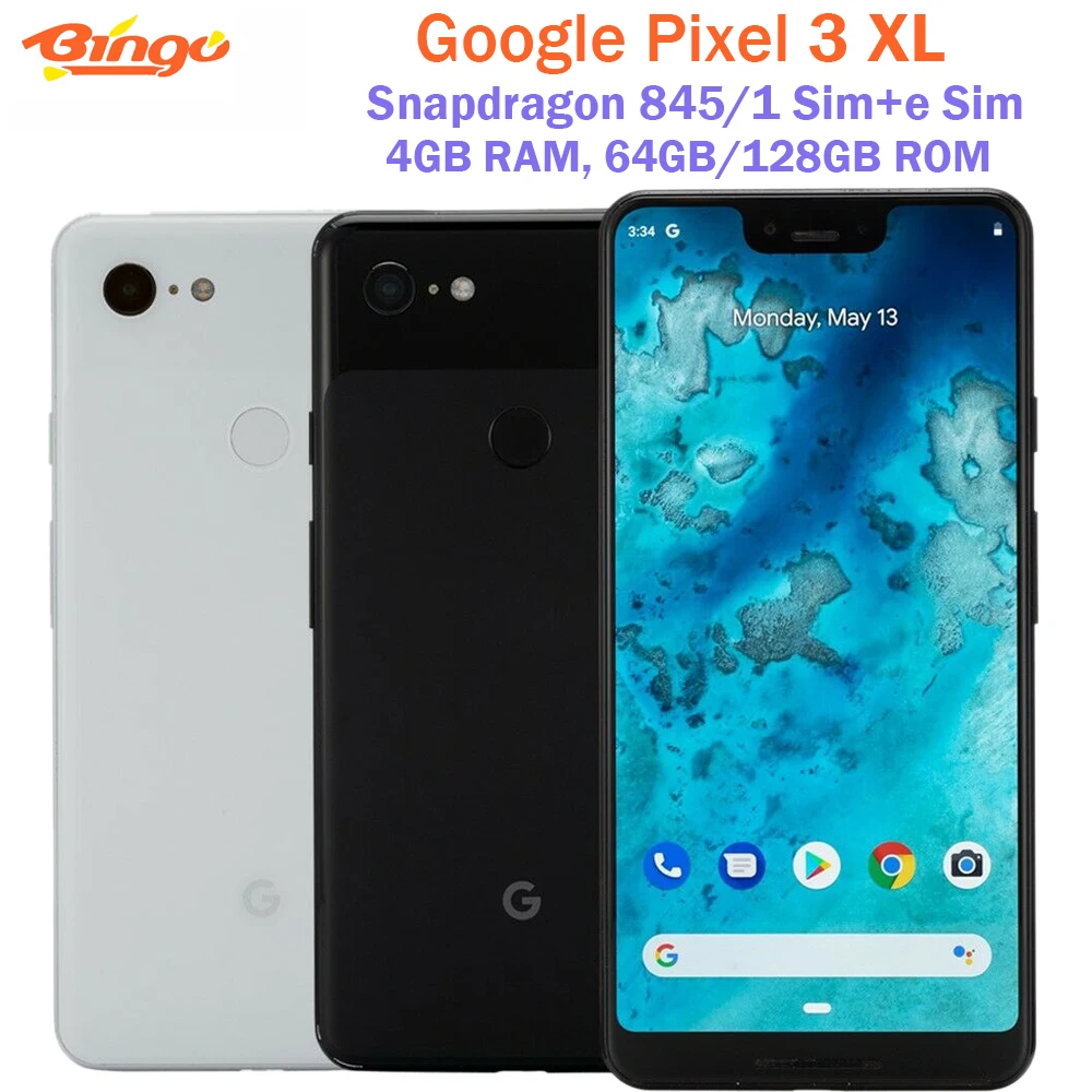 Original-Google-Pixel-3-XL-Pixel-3XL-Pixel-XL3-Unlocked-Mobile-Phone ...