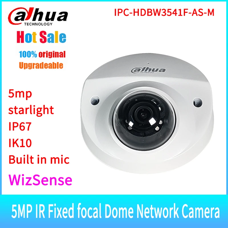 Dahua-IP-camera-5MP-IPC-HDBW3541F-AS-M-built-in-Mic-Fixed-focal-Dome ...