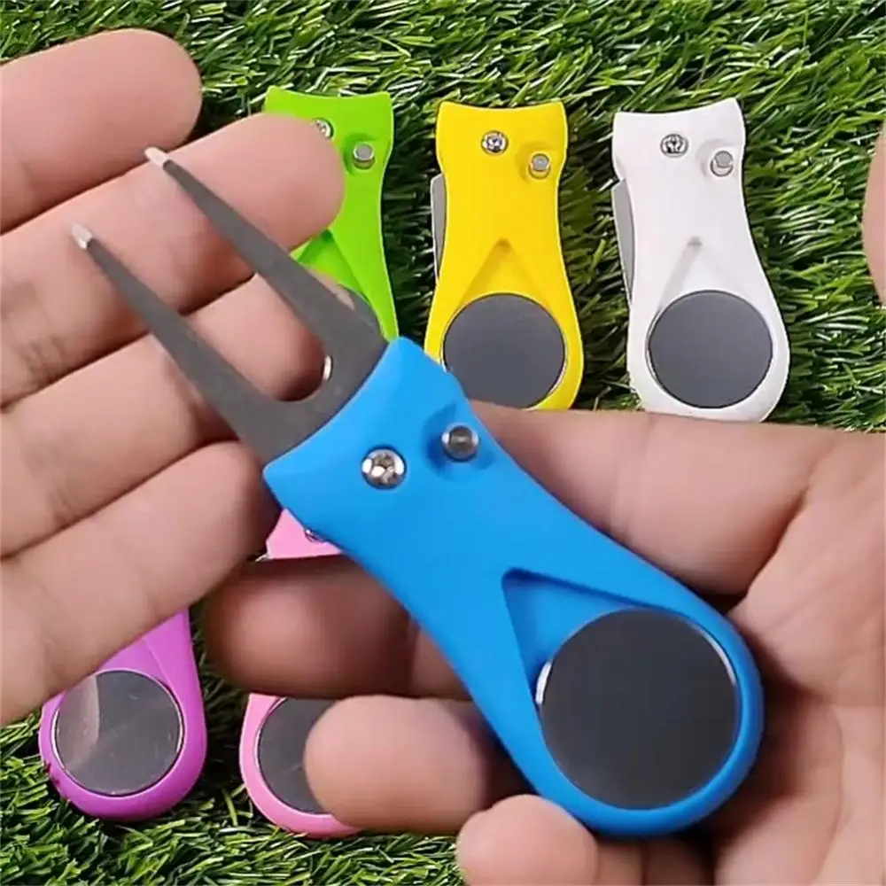 Golf-Divot-Repair-Tool-With-Ball-Marker-Pitch-Mark-Fork-Golf-Pitchfork ...