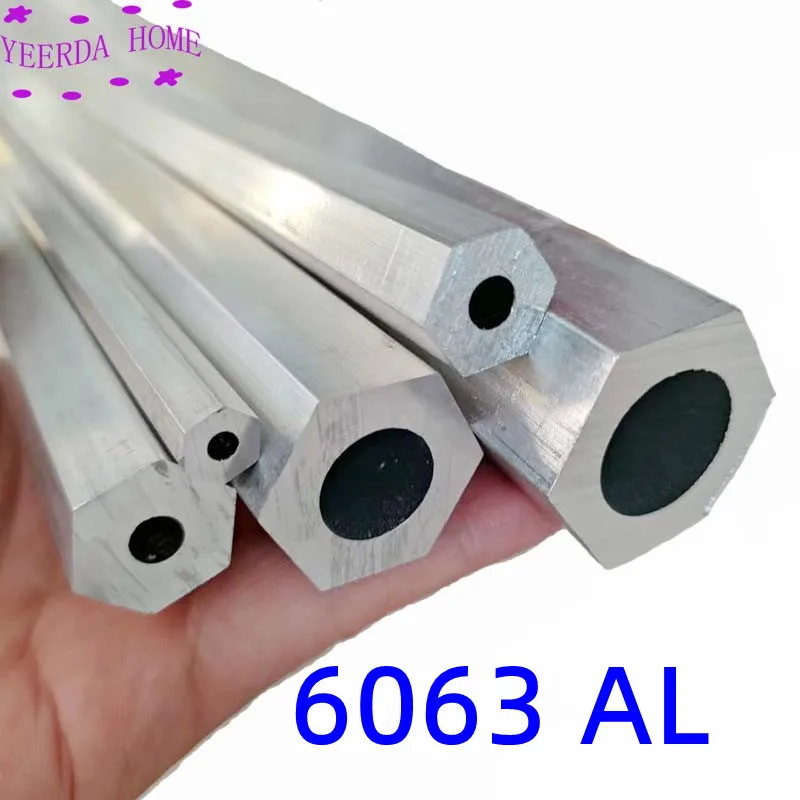 S8-30mm-Hexagonal-aluminum-tube-Hollow-6063-AL-Hexagonal-rod-tubing-DIY ...