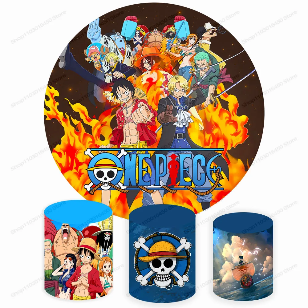 One-Piece-Round-Backdrop-Elastic-Circle-For-Boys-Baby-Shower-Comic ...