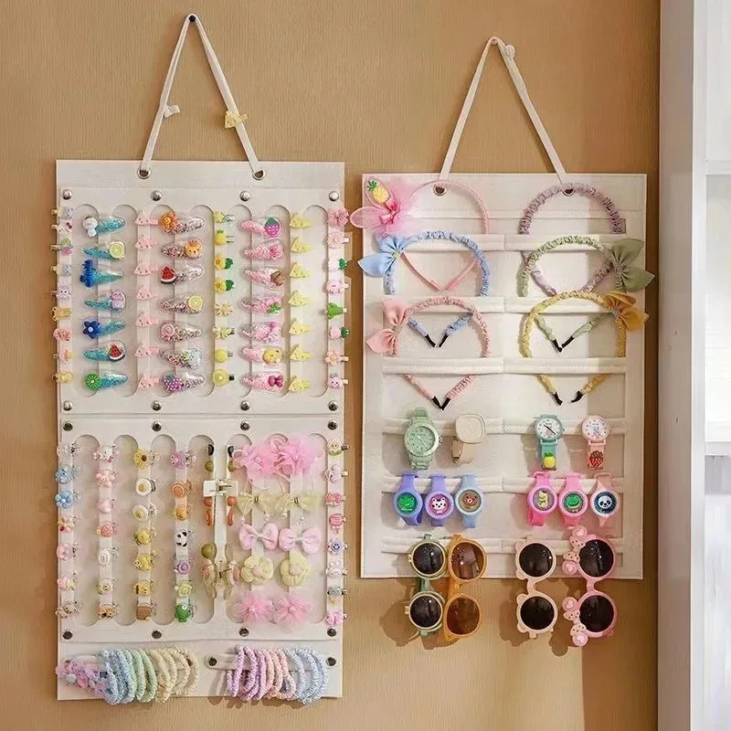 Hair-Bows-Organizer-Wall-Hanging-Large-Capacity-Headband-Holder-Hair ...