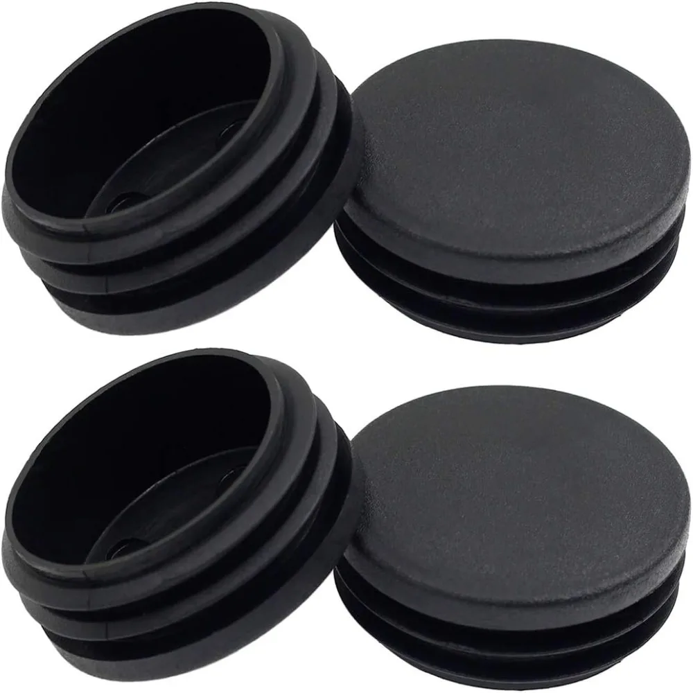 10pcs 1 3/4 Inch Round Plastic Plug Non-slip 45mm Round Pipe Tubing End ...