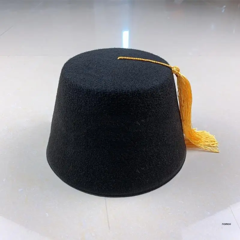 Chap-u-Tarboosh-Vermelho-Turco-Fez-para-Homens-Adulto-Universal-Chap-u ...