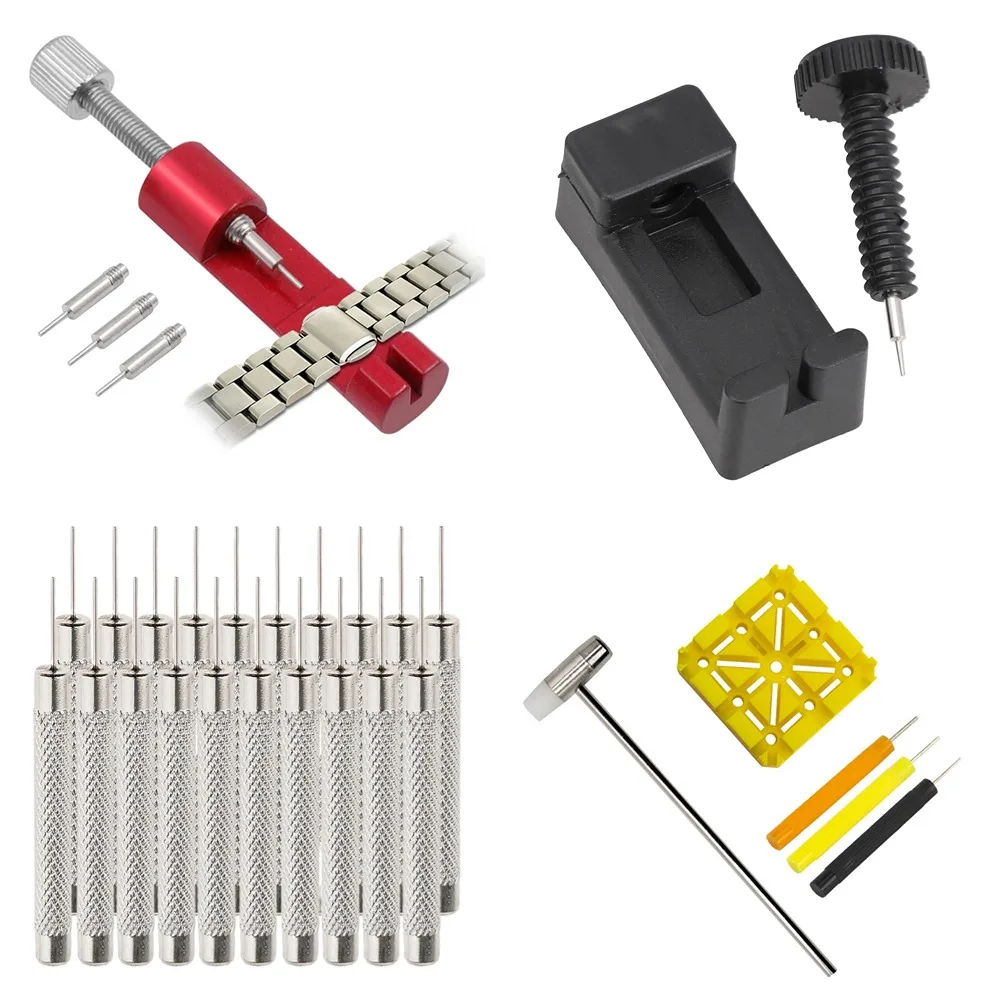Metal-Watch-Band-Strap-Link-Pin-Remover-Repair-Tool-Kit-For-Watchmakers ...