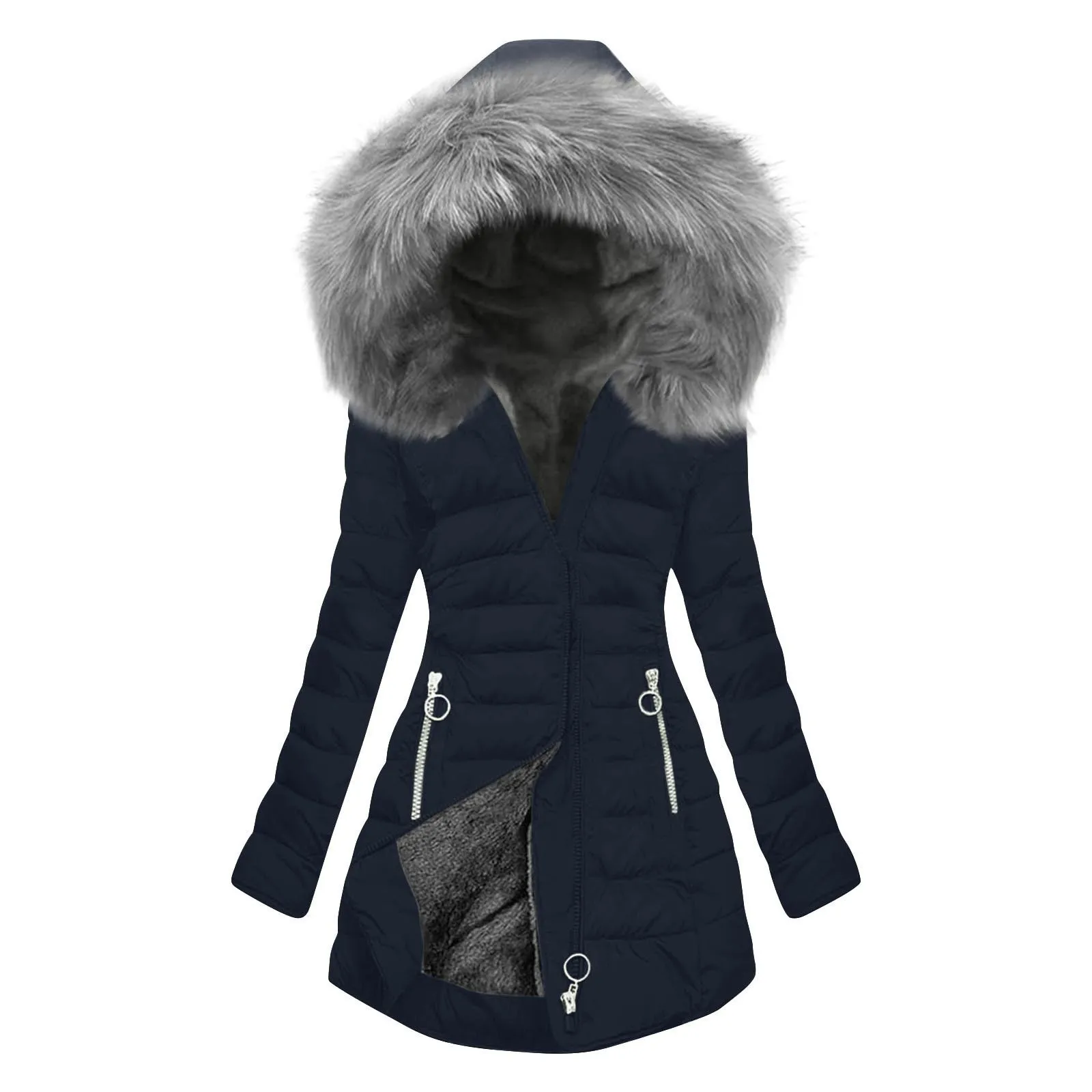 2024 New Arrival Fashion Slim Women Winter Jacket Cotton Padded Warm ...