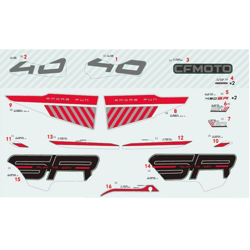Motorcycle-Fairing-Decal-Graphic-Sticker-For-CFMOTO-450SR-CF450SR-CF400 ...