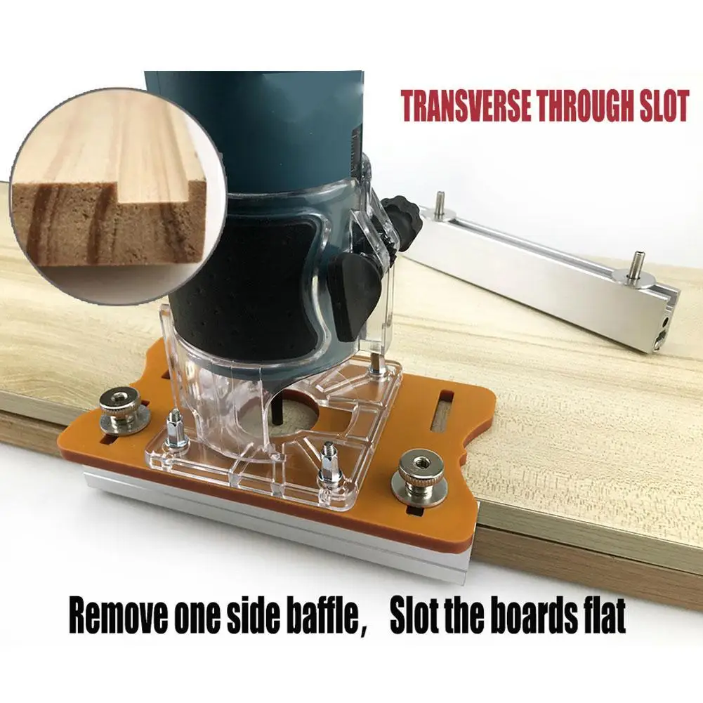 2-In-1-Slotted-Bracket-For-DIY-Router-Base-Trimming-Milling-Machine ...