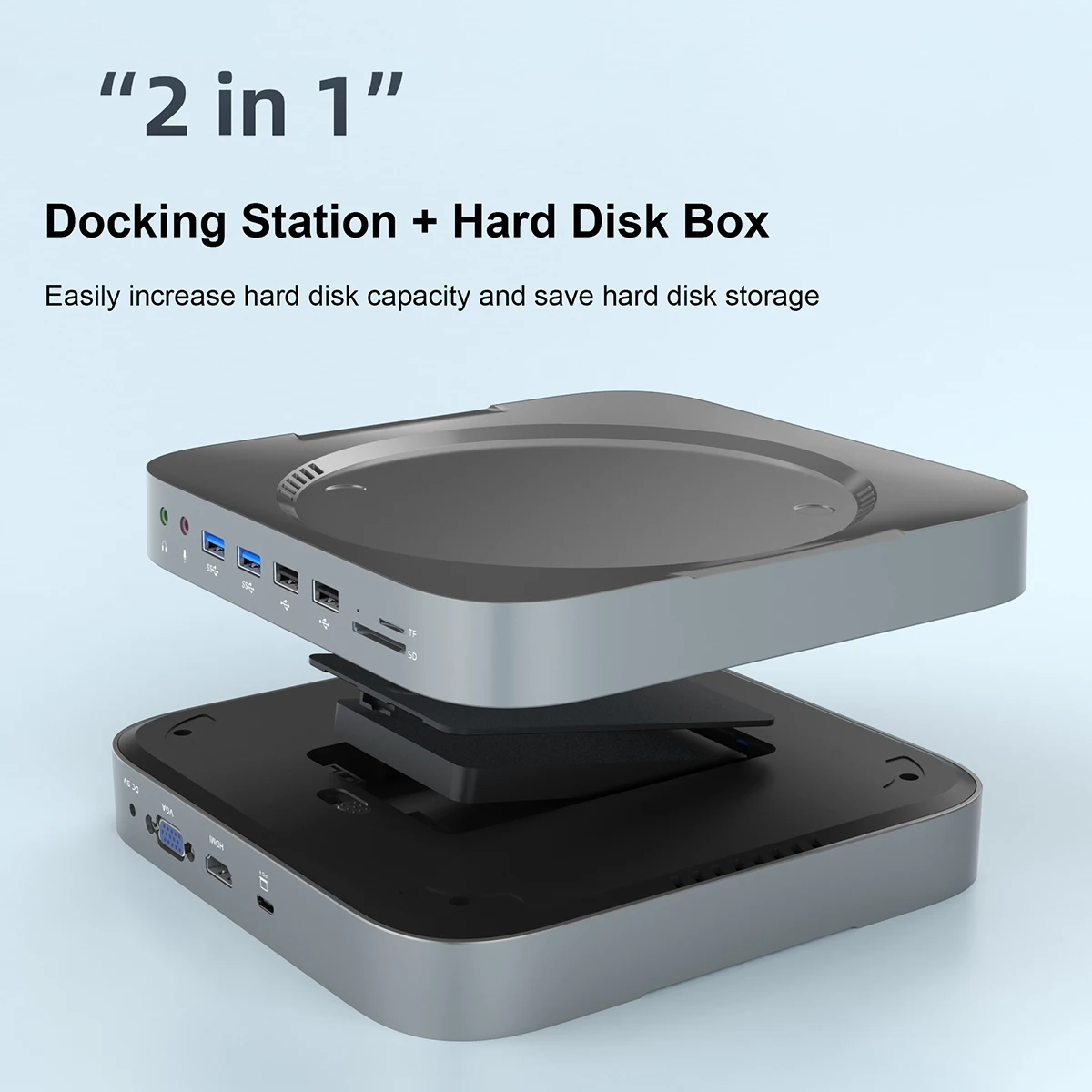 USB-C-Hub-Docking-Hard-Drive-Enclosure-2-5-SATA-SSD-HDD-Case-USB-VGA ...