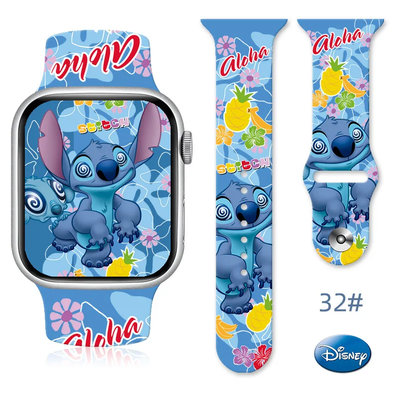 Cartoon Disney Stitch Kids Watches Watchband Smart Watch For Children ...