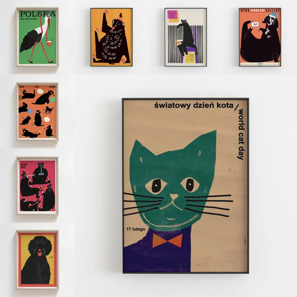 Vintage Colorful Animal Poster - Touch of Decor