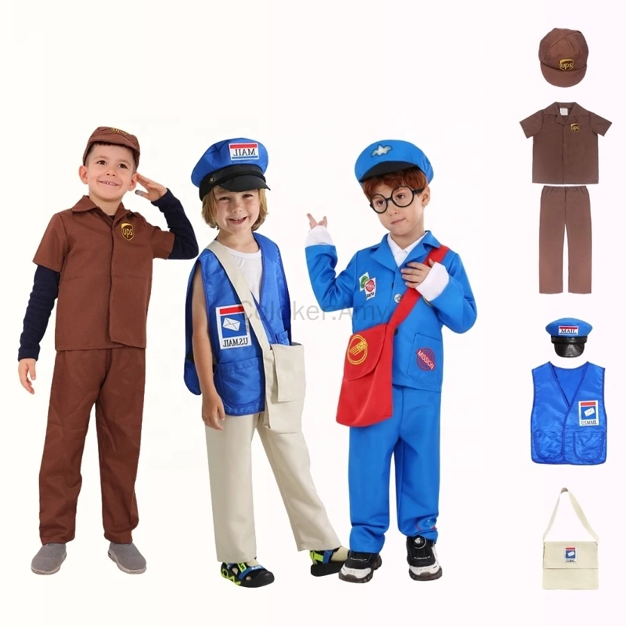 Postman Pat Costume Kids: The Perfect Halloween and School Day Outfit ...