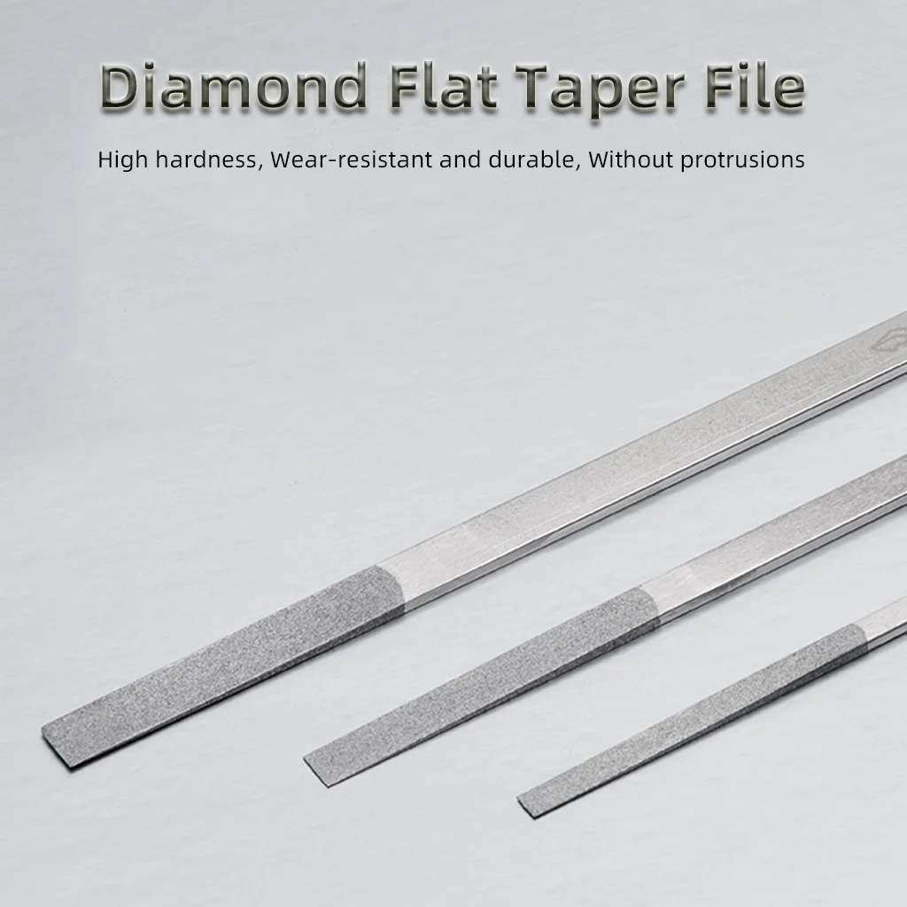 1-Pcs-Diamond-Flat-Taper-Shaped-File-For-Grinding-Mold-Trimming-DIY ...