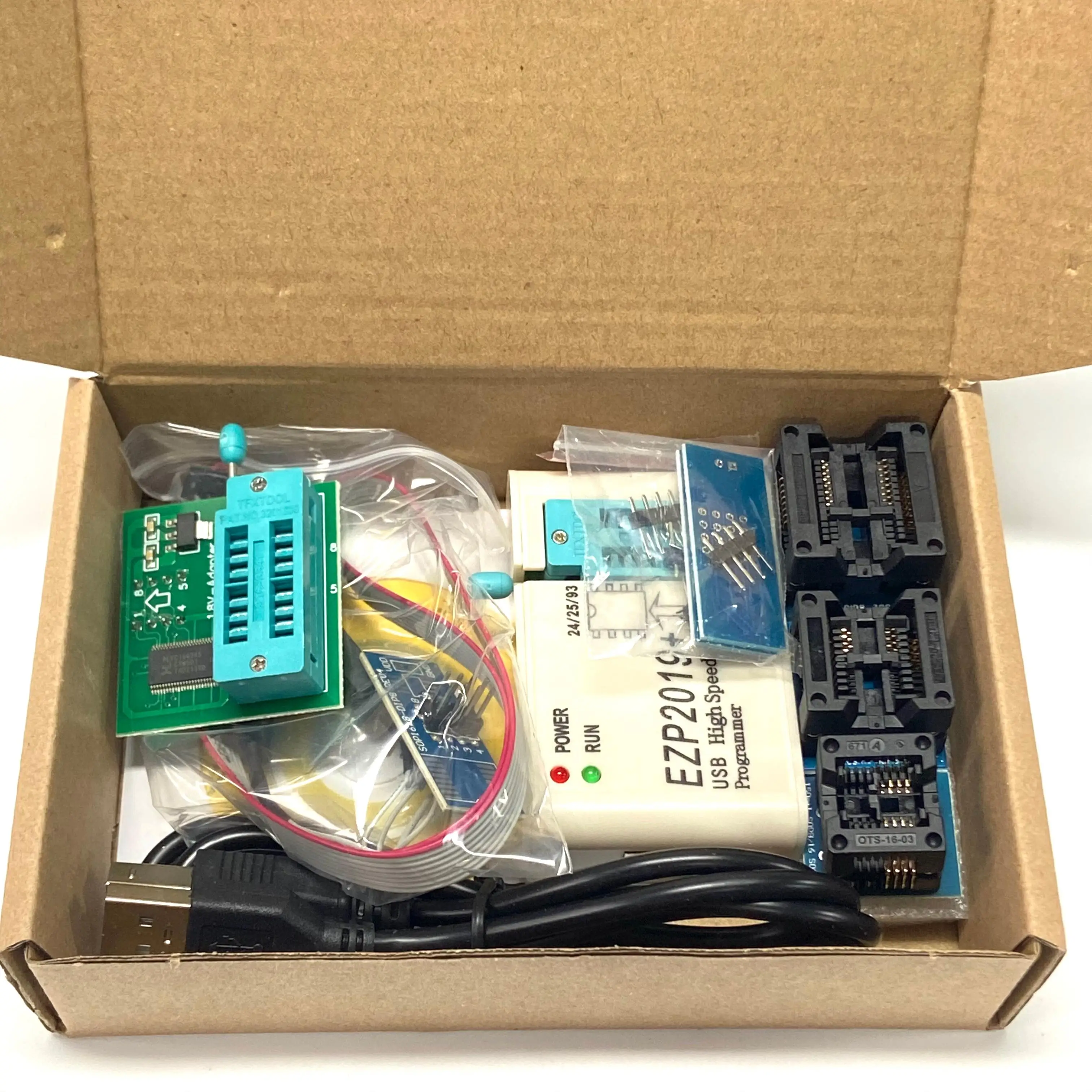 번인 블록 EZP2019 USB 고속 프로그래머, EZP2010 2013 SOP8 SOP16, 24/25/93 EZP20