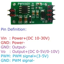 PWM zu DAC Converter 0-100% Puls signal zu 0-5V/0-10V Spannung ausgang für Arduino für UNO MEGA PLC