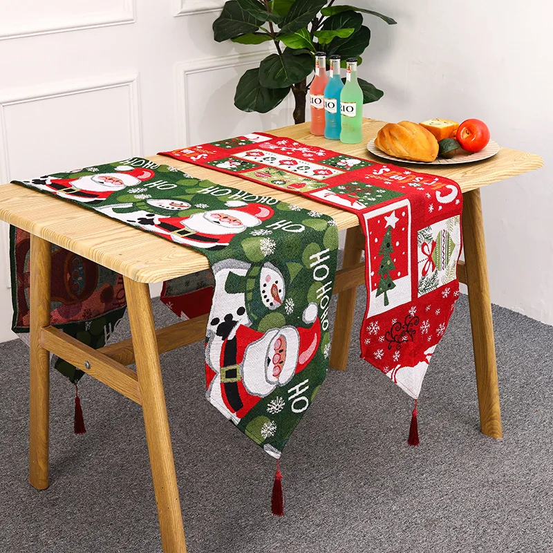 Christmas-Table-Runner-Merry-Christmas-Table-Cloth-Christmas-Dining-Mat ...