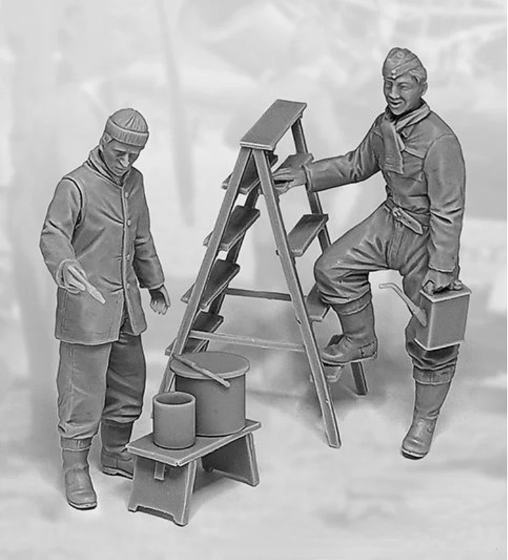 1-32-Die-Cast-Resin-Figure-Model-Assembly-Kit-Resin-Soldier-DIY-Kit ...