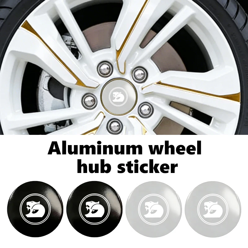 Car Emblem Wheel Hub Center Cap Stickers Tire Center Cover Badge Decal ...