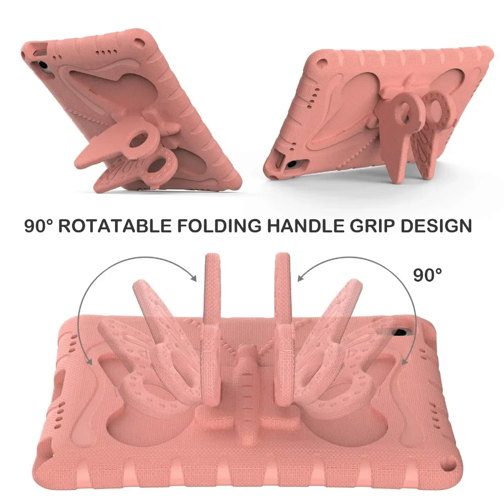 EVA Kids 3D Butterfly Tablet Case with Stand and Strap for RedMi Pad SE ...