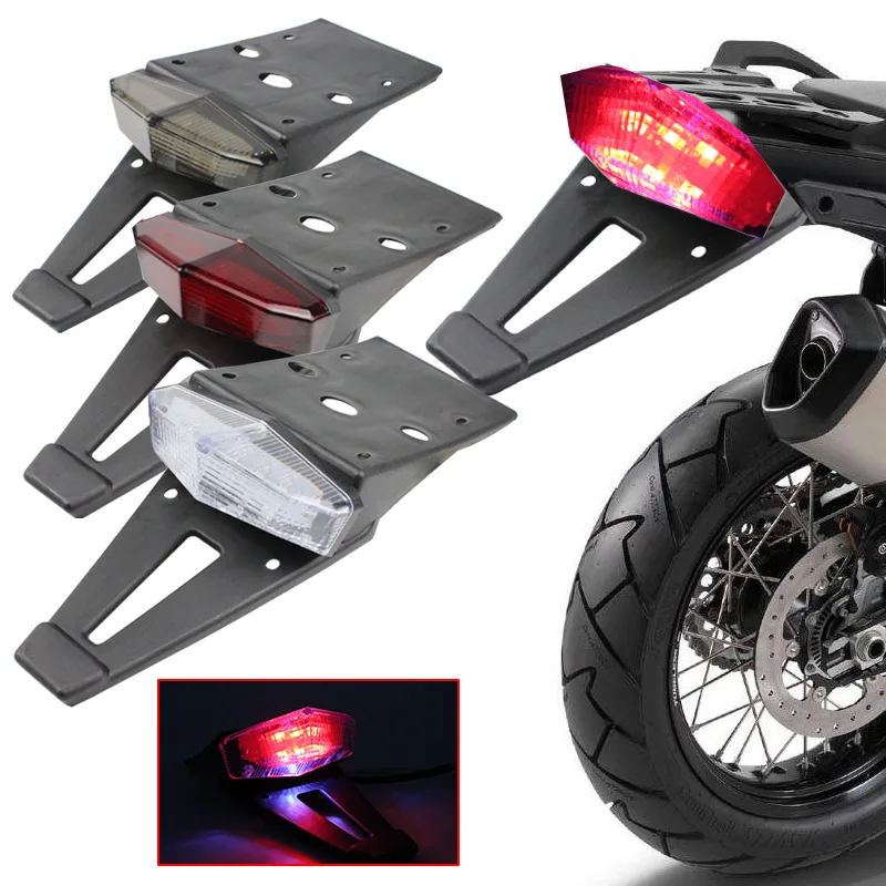 Motorcycle-Rear-Fender-Tail-Light-Dirt-Bike-LED-Taillight-Brake-Stop ...