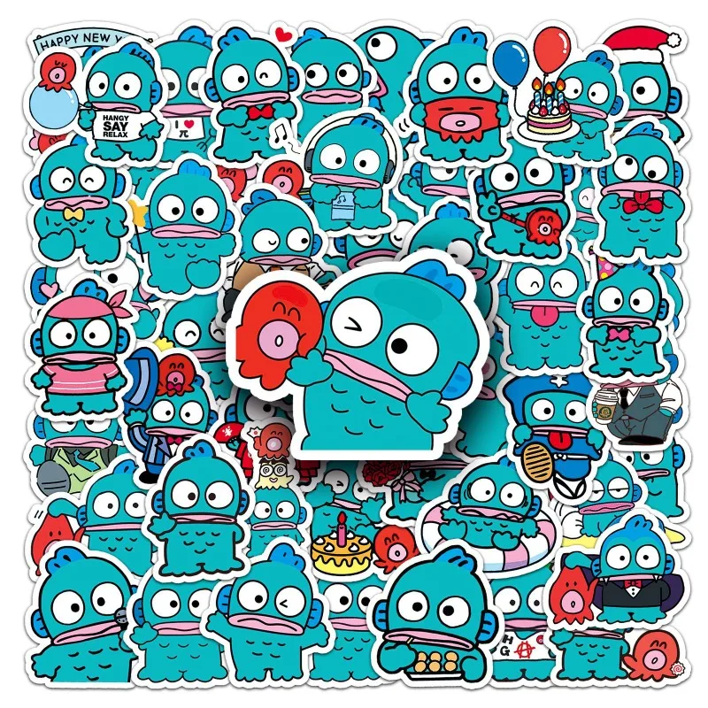 50Pcs-Sanrio-Stickers-Cartoon-Hangyodon-Stickers-for-Scrapbooking ...