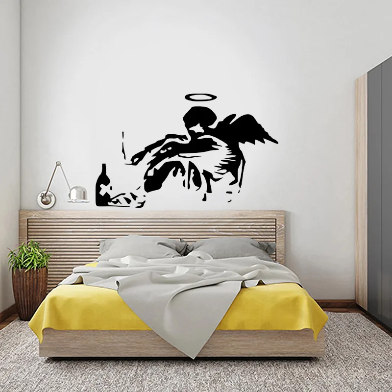 Banksy Fallen Angel Wallpaper