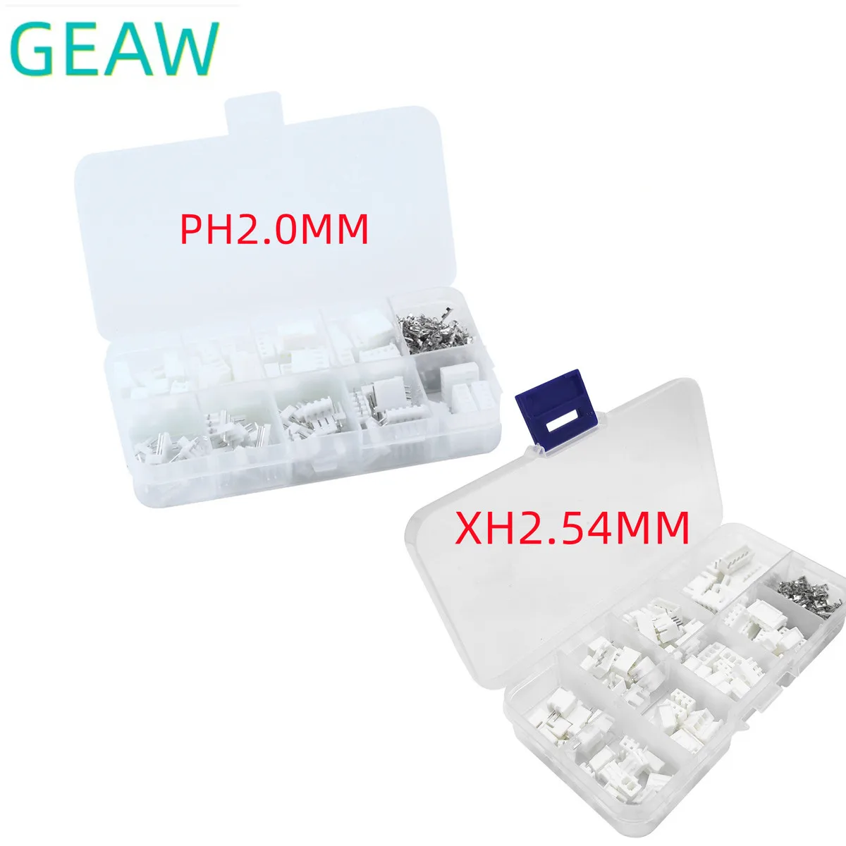 230Pcs/Sets PH 2.0 XH 2.54 2P 3P 4P 5 Pin Terminals Male Female Housing ...