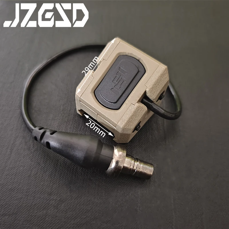 Sotac Modbutton Lite Tactical Flashlight Mini Switch 20mm Picatinny Rail M600 M300 Peq Dbal Sf ...