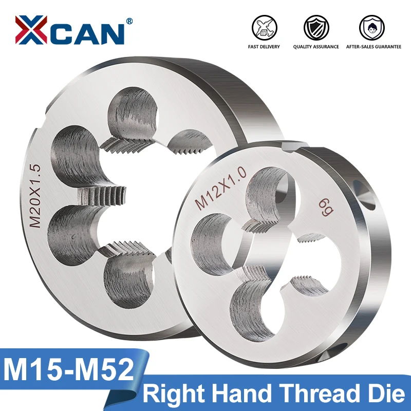 XCAN-Thread-Die-M15-M52-Alloy-Steel-Right-Hand-Metric-Screw-Die-Metal ...