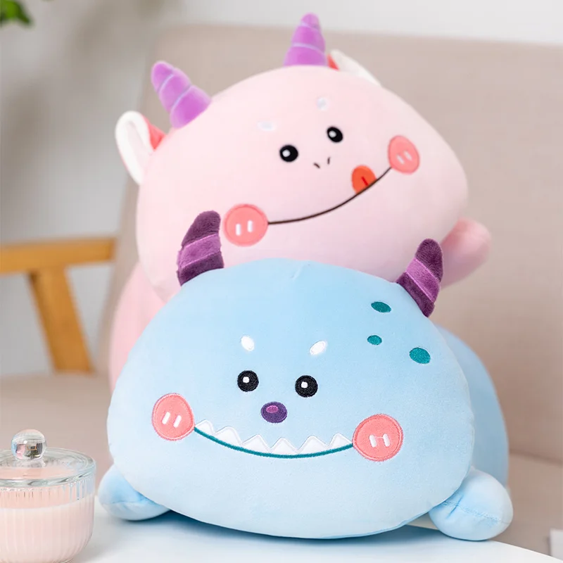 50cm-Squishy-Evil-Doll-Plush-Toy-Cuddly-Stuffed-Green-Yellow-Blue-Pink ...