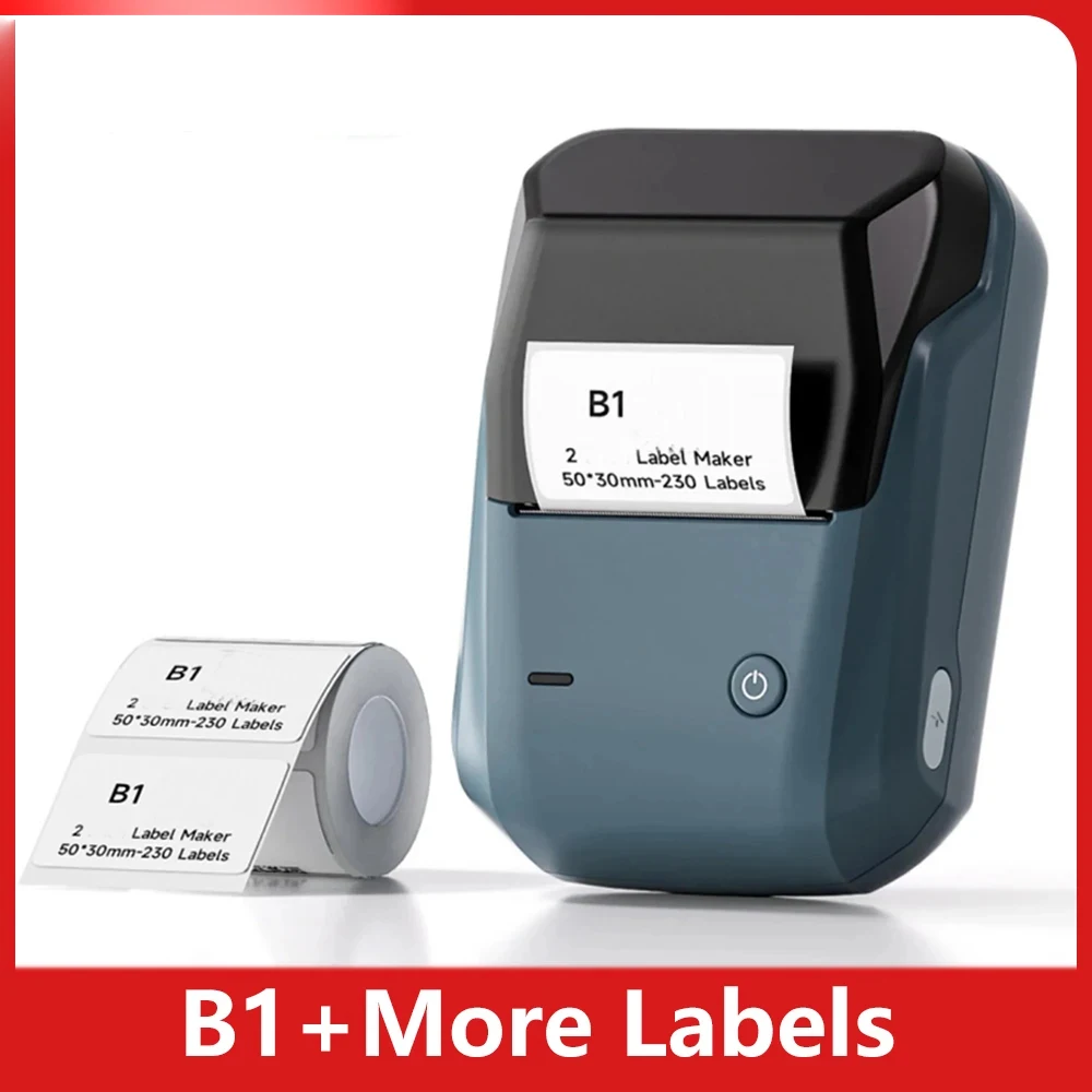 Niimbot-B1-Thermal-Label-Printer-Bluetooth-Portable-Pocket-Label-Maker ...
