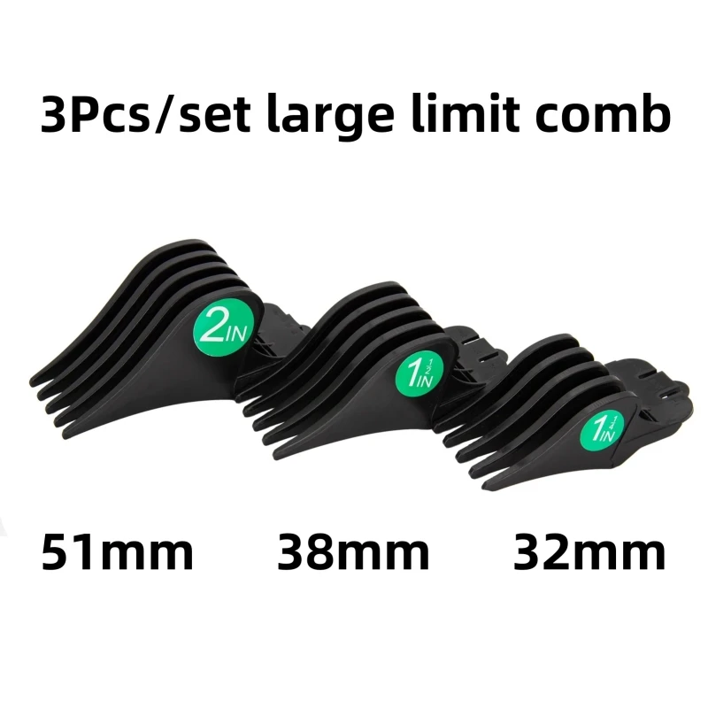3Pcs-Set-Hair-Clipper-Guards-Large-Limit-Comb-For-WAHL-Hair-Cutting ...