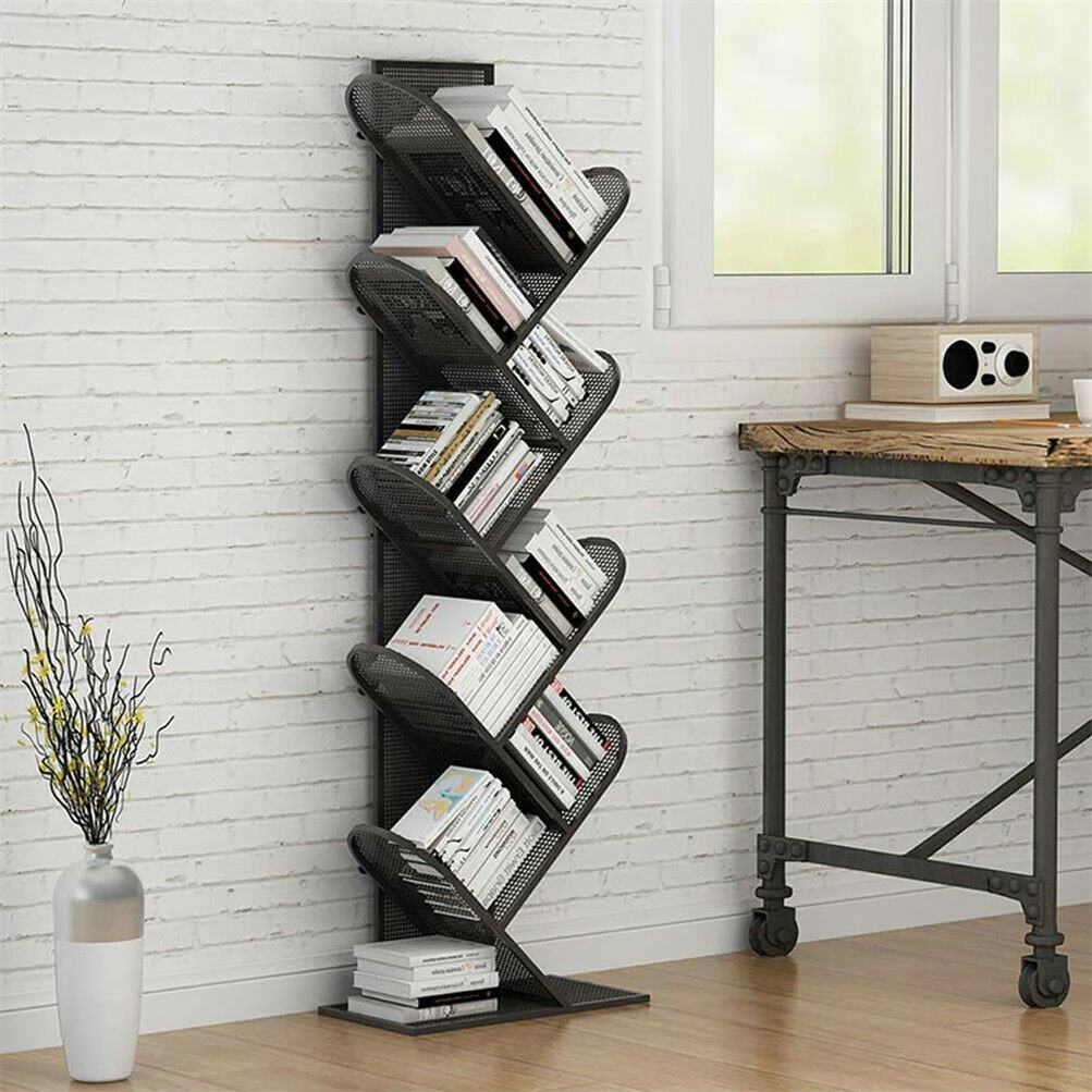 Library Furniture Libraries Book Shelves of Books Floor Book Rack ...