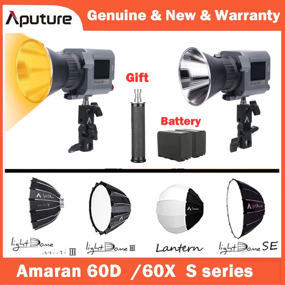 Aputure-Amaran-60x-S-60D-S-series-Studio-LED-Video-Light-Bi-color-2700K ...
