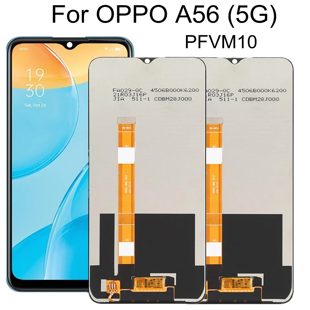 6.5" For OPPO A56 5G PFVM10 LCD Display Screen Touch Panel Digitizer ...