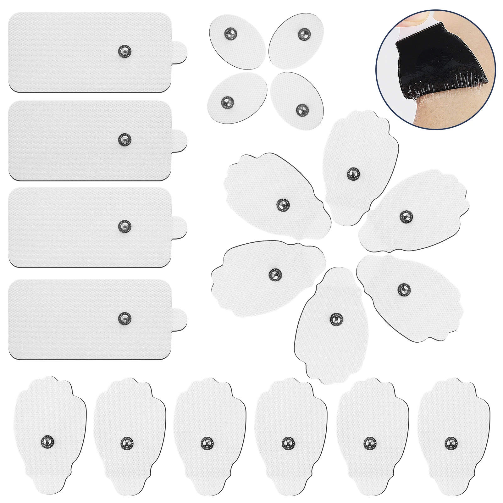 20PCS-Electrode-Patch-Combination-Sets-Gel-Pads-For-TENS-Massager-Ems ...